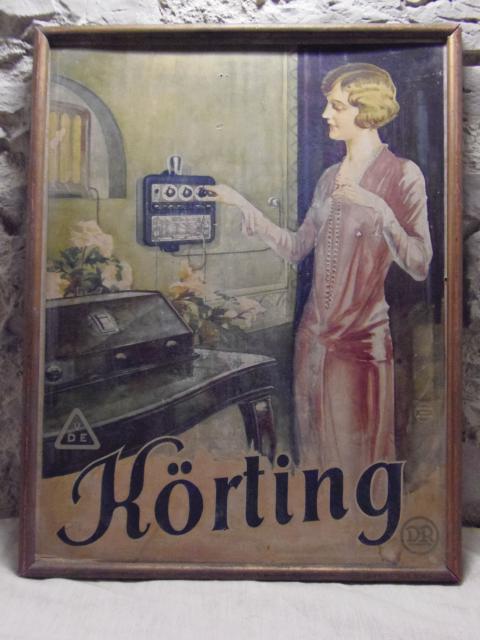 Körting Radio | Schilderjagd, alte Emailleschilder und Blechschilder